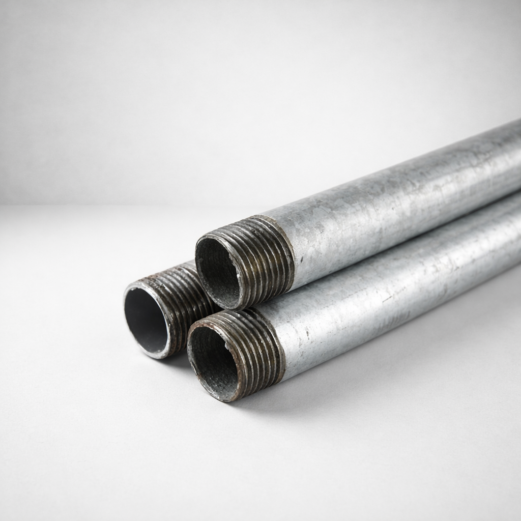 20MM CONDUIT CUT AND THREADED TO SIZE - GALVANISED | Vintage | Industr ...