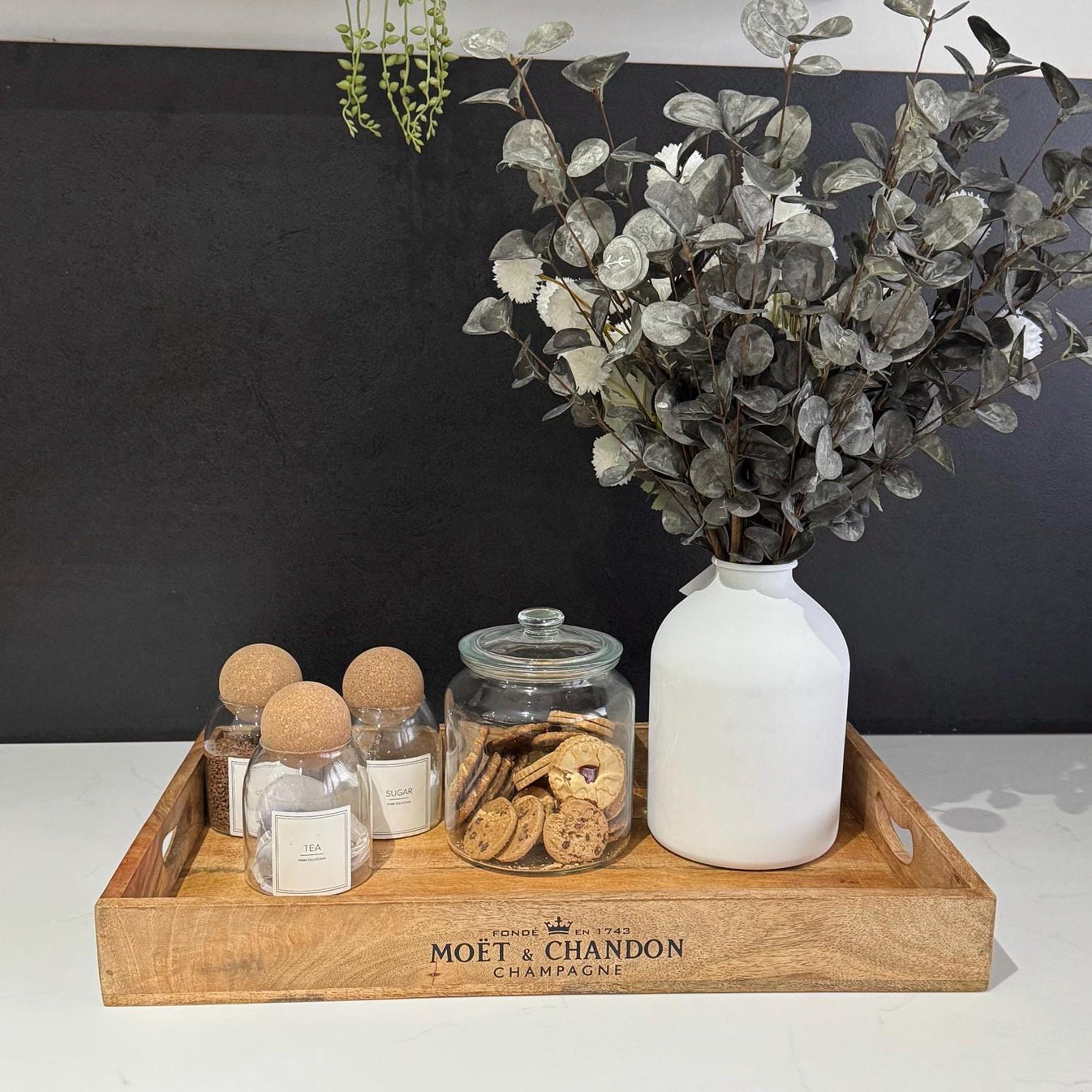 Moët & Chandon Wooden Serving Trays Champagne Butlers Crates Storage B ...
