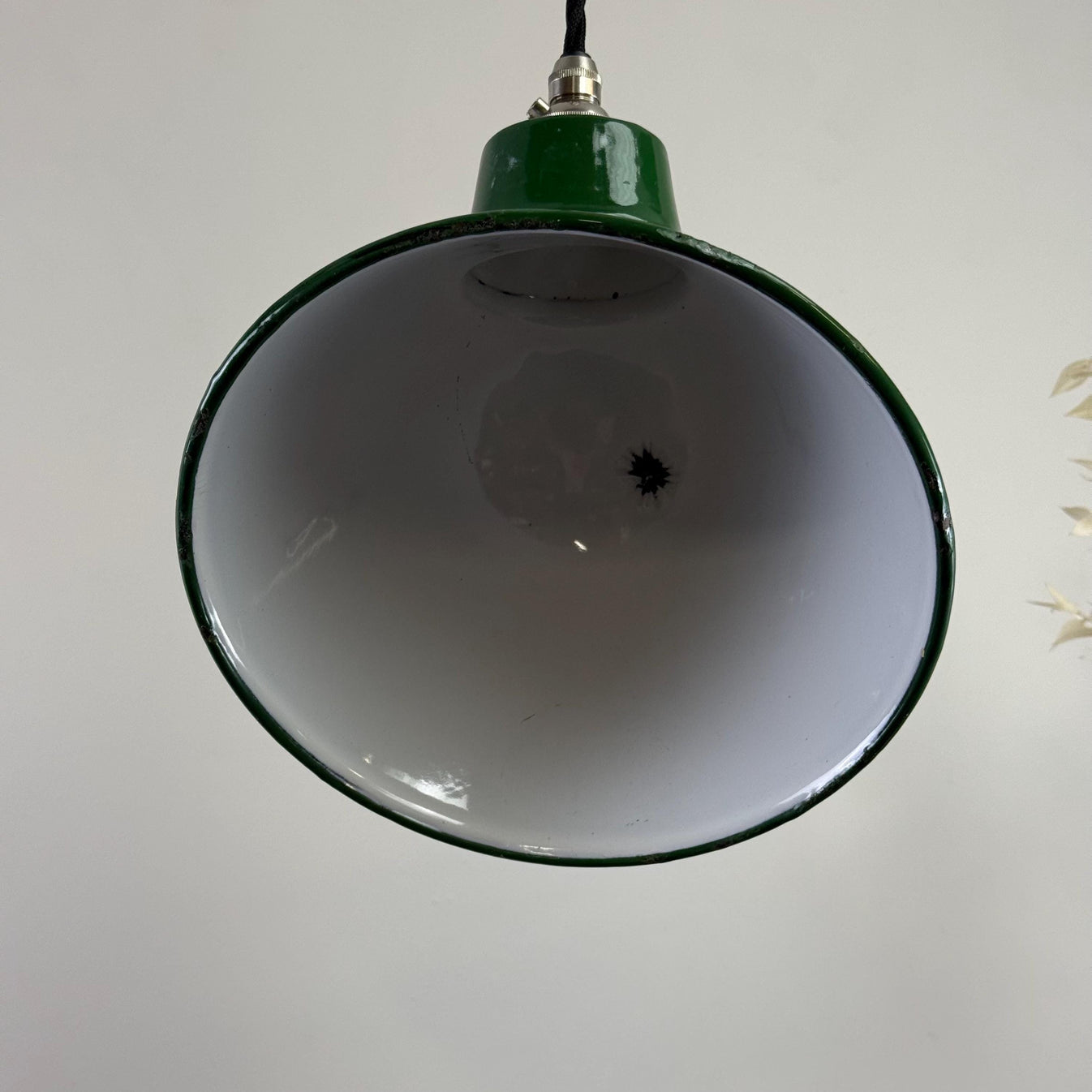 Maxlume 1920s Green Industrial Parabolic Angled Shade Pendant Set Ligh ...