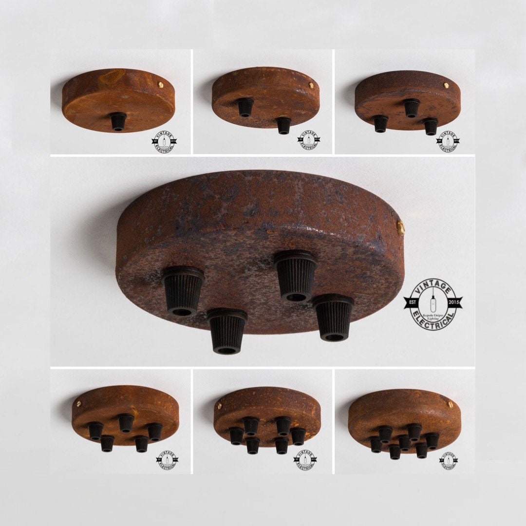 Rusted Ceiling Rose Single - Seven Outlet – Vintage-Electrical