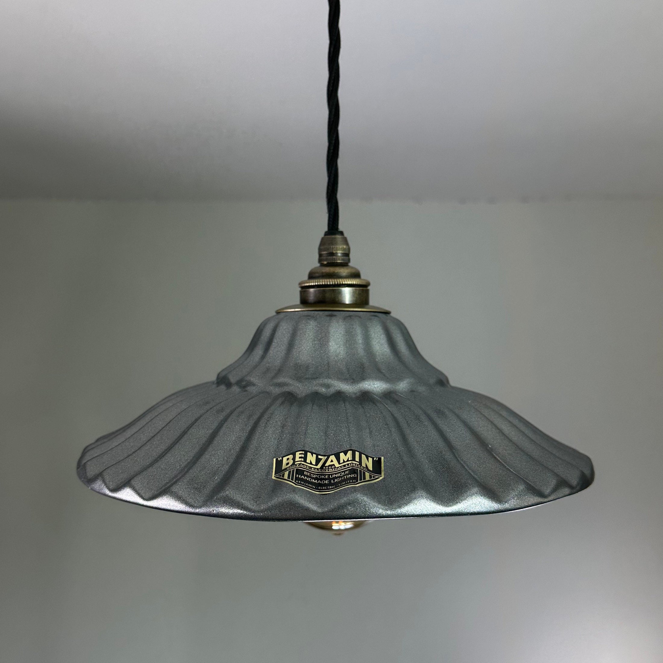 Lenwade ~ Pewter Grey Ceramic Shade Light Ceiling Dining Room Kitchen ...